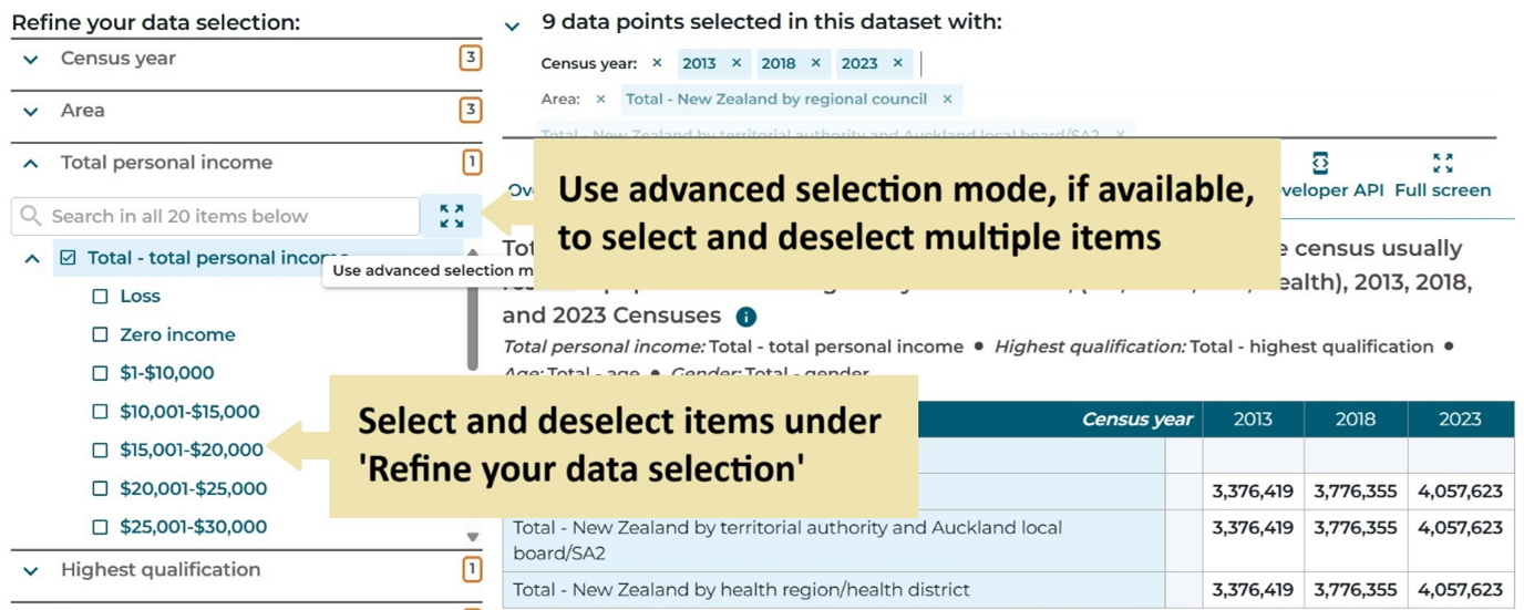 Quick start guide to Aotearoa Data Explorer | Stats NZ