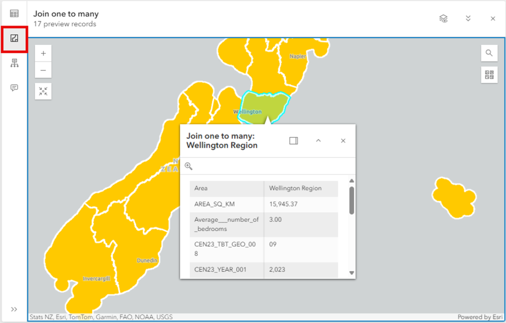 Using the Aotearoa Data Explorer API in ArcGIS Online | Stats NZ