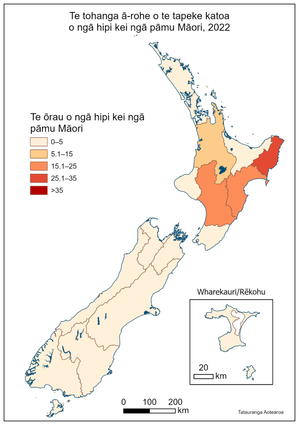 He nui noa ake te rahi o ngā pāmu Māori i tō te rahi toharite | Stats NZ